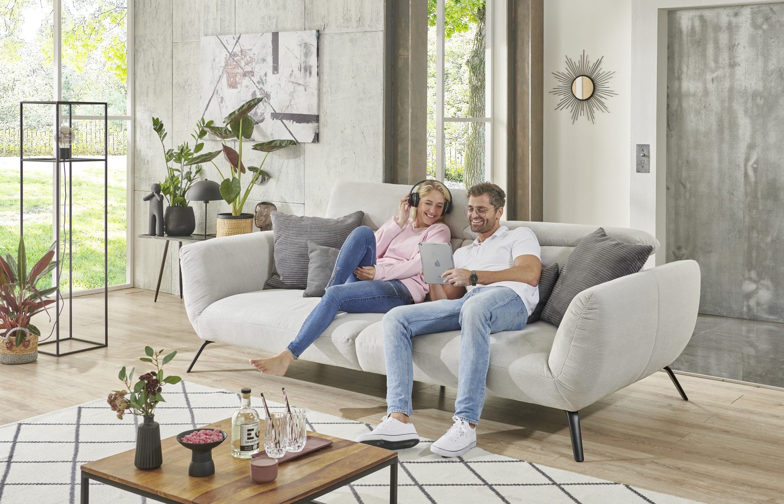 SEATTLE in Cord: Individualisierbares Sofa | POCO Polstermöbel